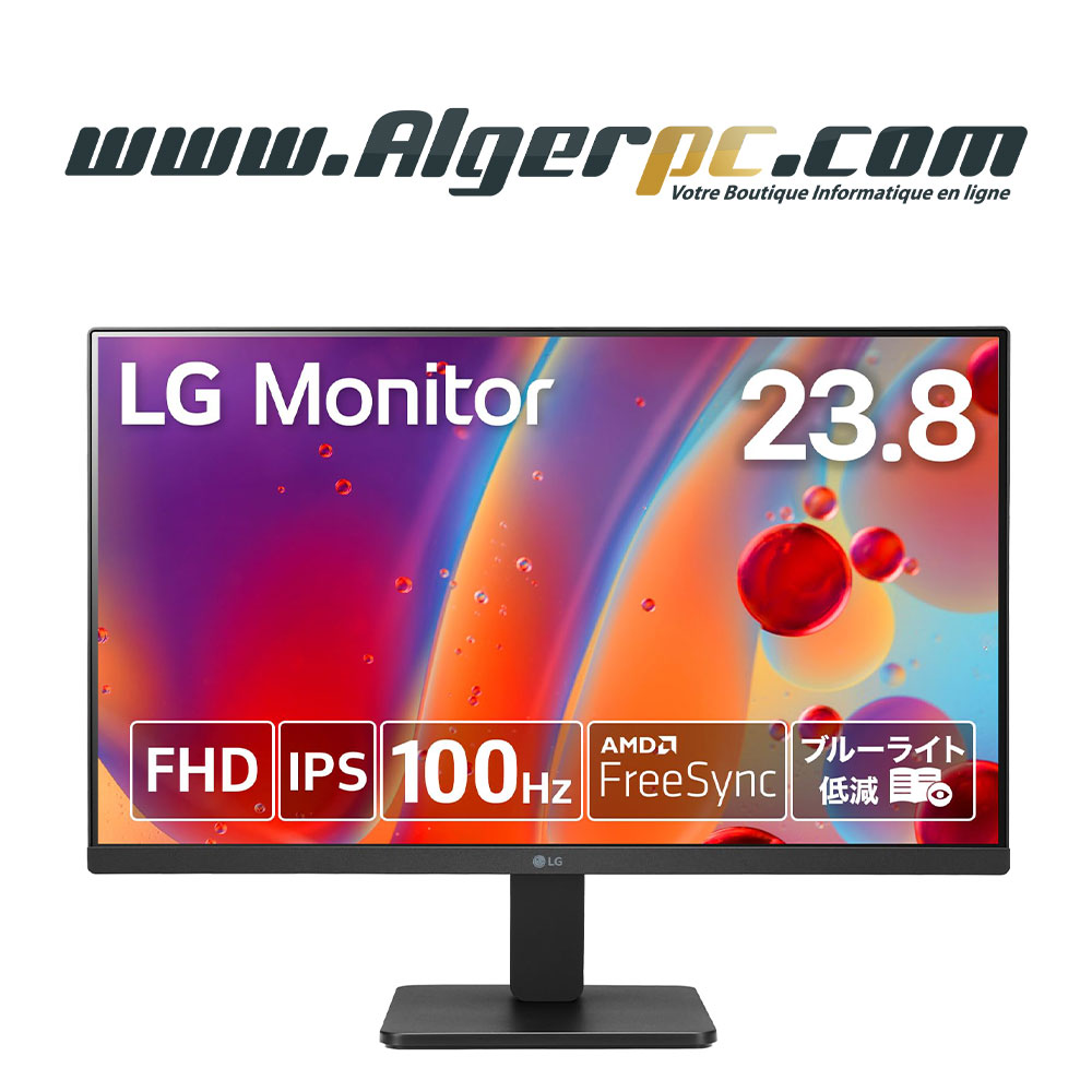 Ecran LG 24MR400-B 24 Pouces FHD/Dalle IPS/100Hz/5Ms/16:9/AMD FreeSync ...